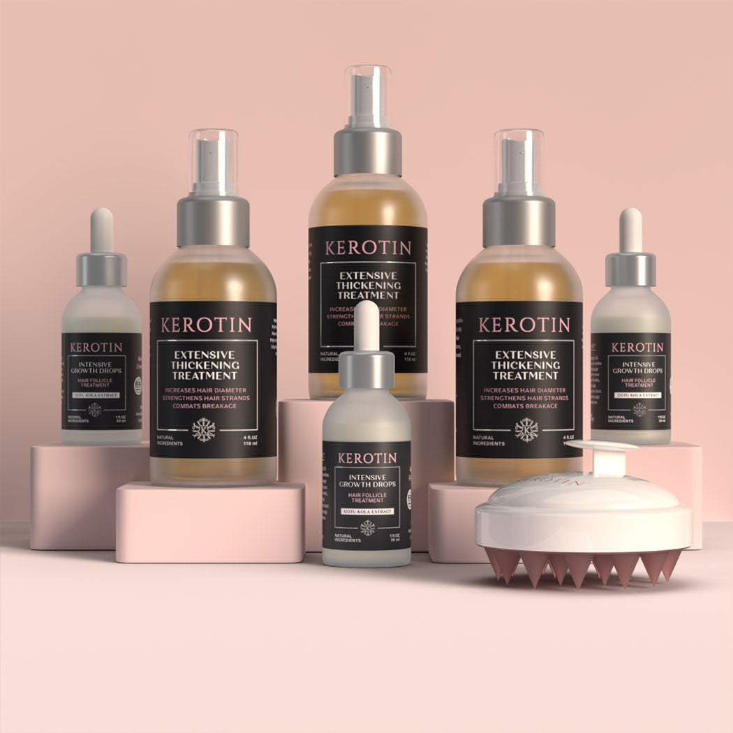 Kerotin Hair Growth Drops & Strengthen Treatment (3 Months)