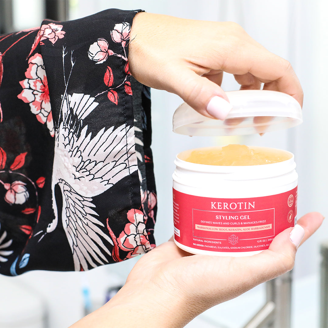Kerotin Curly Approved and Defining Styling Gel