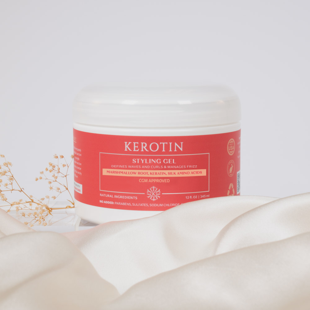 Kerotin Curly Approved and Defining Styling Gel